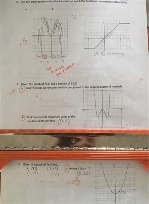 solved use the graph to determine the intervals on which the
