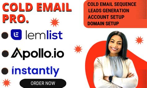 Setup Lemlist Apollo Instantly Ai For Cold Emails By Irisqwin Fiverr