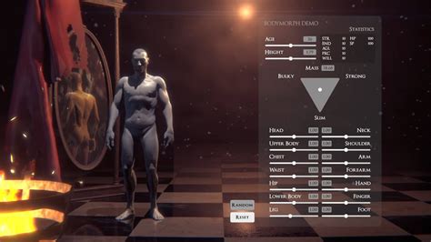 Unity Character Editor Bodymorph Demo Rgamedevscreens