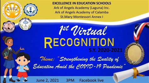 1st Virtual Recognition Ceremony SY 2020 2021 YouTube