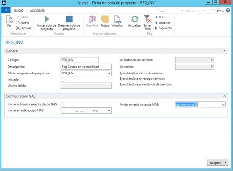 Errores Y Soluciones Nav 2015 Cola De Proyectos ~ Tutoriales Navision