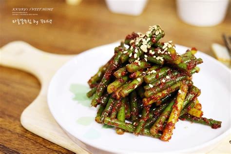 고추장 마늘쫑무침 아삭아삭 마늘종무침 만드는법 네이버 블로그