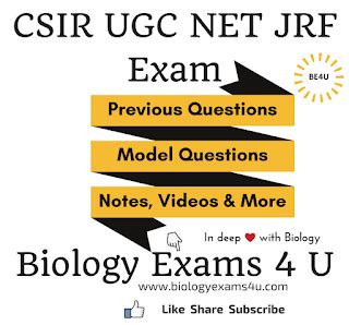 CSIR UGC NET JRF Life Science Question Paper With Answer Key