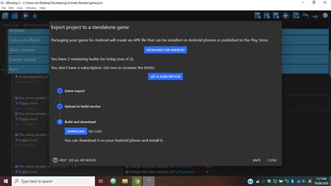 Bug Exporting System Bugs Reports Gdevelop Forum