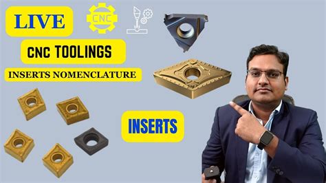 Live Cnc Tooling Cnc Inserts Nomenclature Cnc Threading Inserts Youtube