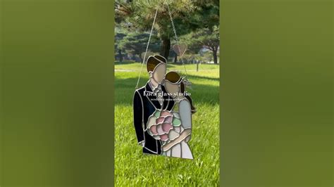 웨딩 썬캐쳐 결혼선물 웨딩부케 Staindglass 스테인드글라스 유리공예 Youtube