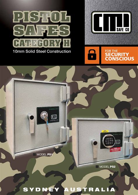 Pistol Safes Cmi Model Ps
