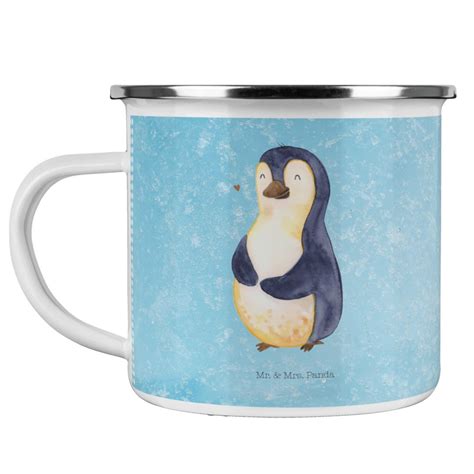 Mr And Mrs Panda Becher Pinguin Diät Eisblau Geschenk Körperliebe