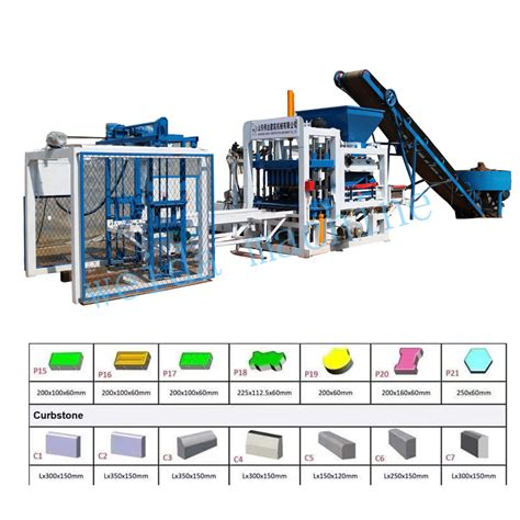 Philippines Qt S Chb Concrete Brick Paver Block Making Machine Price