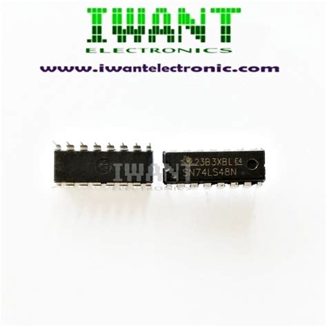 Jual 74ls48 Sn74ls48n Ic 74ls48n Ls48 7448 Ii Kota Bandung Iwant