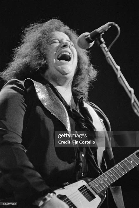American Guitarist Leslie West Performs Live On Stage With West