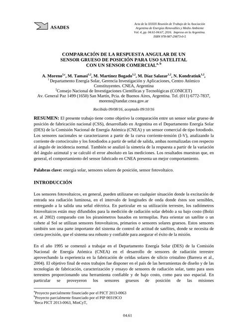 Pdf Asades Comparaci N De La Respuesta Angular De Un Figura Esquema De Medici N De La