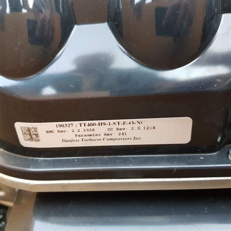 Danfoss Turbocor Compressor Tt400 H9 1 St E O Nc Cfm190327 Aeliya Marine