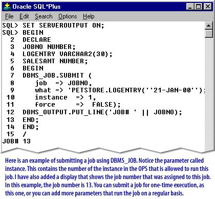 Controlling Job Execution With Instance Affinity Oracle