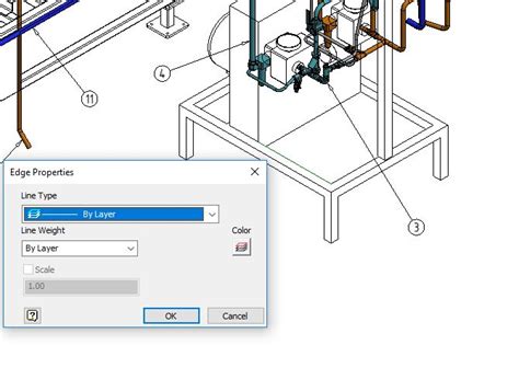 solved bom reference parts and hidden lines in idw autodesk community