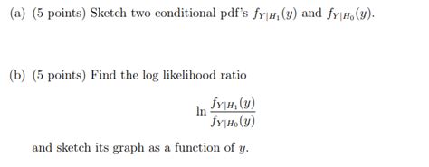 Solved Problem 4 30 Points Suppose That The Observation