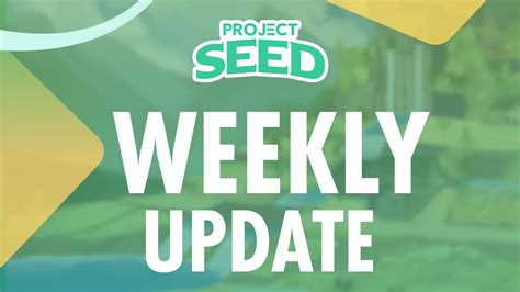 Project Seed 每周消息更新 — 10月25日 Preject Seed Cn Medium