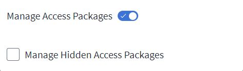 Access Package Management