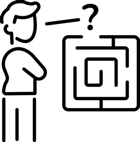 Problem Solving Icon In Line Style 52383773 Vector Art At Vecteezy