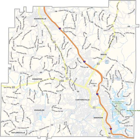 Floyd County Map Georgia Us County Maps