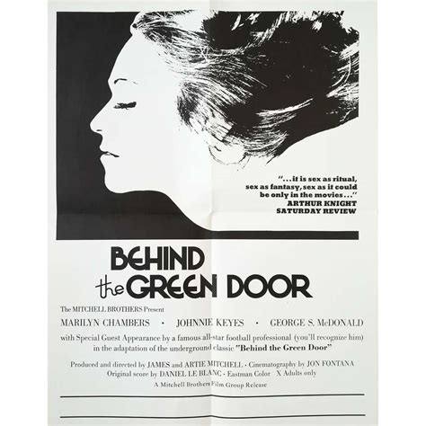 Behind The Green Door Movie Poster 17x22 In