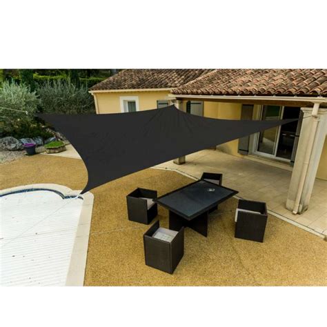 Voile D Ombrage Rectangulaire 3x4m Grise Leroy Merlin