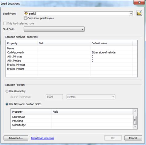 Solved Network Analyst Load Locations Tool Problem Esri Community