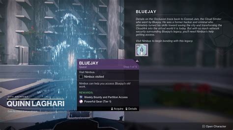 Destiny 2 Bluejay Quest And How To Gather Shellcode Fragments Guide