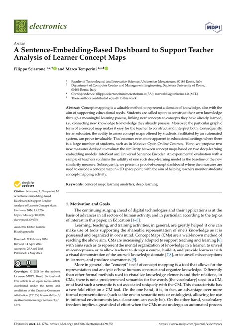 Pdf A Sentence Embedding Based Dashboard To Support Teacher Analysis
