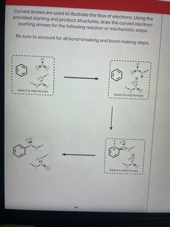 Answered: Curved arrows are used to illustrate the flow of electrons. Using the provided ...