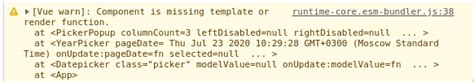 Component Is Missing Template Or Render Function After HMR Issue Vitejs Vite GitHub
