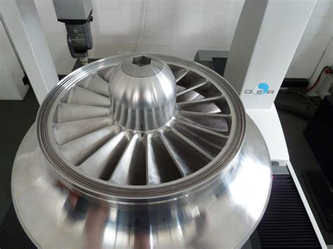 Impeller Under CMM Inspection S D Precision Toolmakers