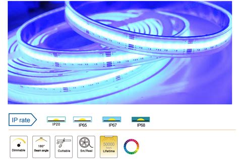 Cob Led Strip Lights Led Strip Lights Manufacturer Tuya Wi Fi Smart