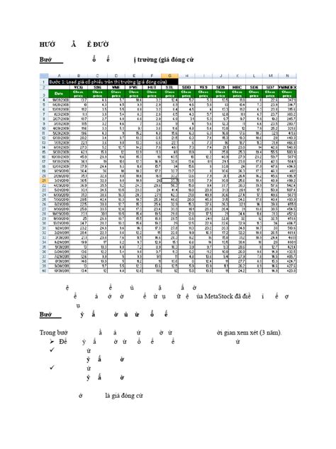 HƯỚng DẪn VẼ ĐƯỜng Cong Markowitz Pdf