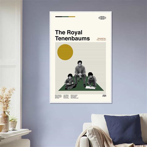 The Royal Tenenbaums Movie Wes Anderson Poster Custom Print Citiesbox