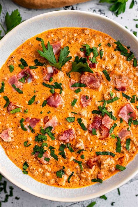 Low Carb Cheeseburger Soup All Nutritious