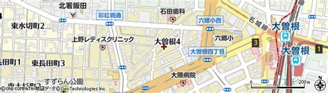 愛知県名古屋市北区大曽根4丁目の地図 住所一覧検索｜地図マピオン