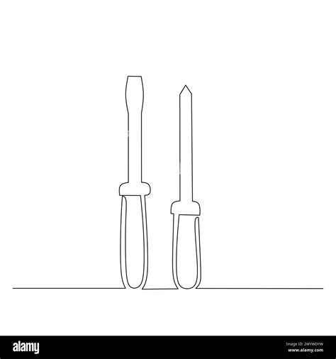 Phillips Screwdriver Drawing
