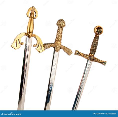 Swords Isolated Stock Photo Image Of Imitation Martial 24206094