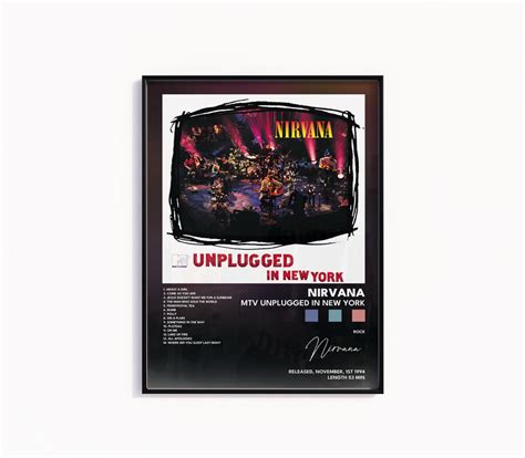 Nirvana Mtv Unplugged In New York Album Poster Rapper Posters