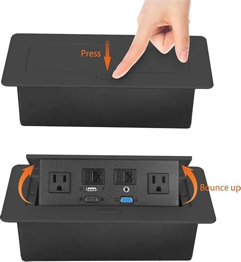 Conference Table Power Hub Hidden Socket With Outlet Hdmi For Office