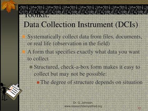 Ppt Data Collection Toolkit I Available Data And Observation