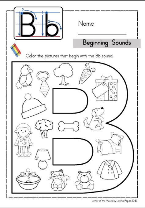 Free Science Of Reading Letter B Phonics Alphabet Worksheets For