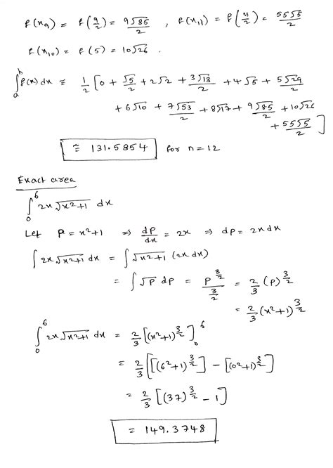 Solved Find The Approximate Area Under The Curve By Dividing The