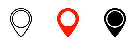 Map Pin Icon Set With Different Styles Vector 26531117 Vector Art At Vecteezy