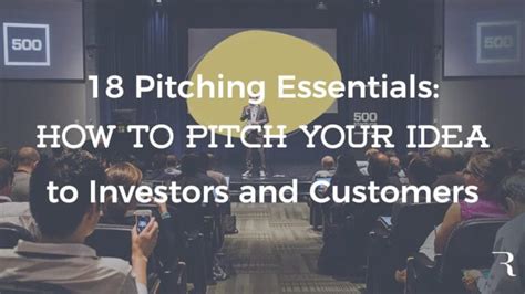 18 Steps How to Pitch an Idea to Investors (and Early Customers) in 2020