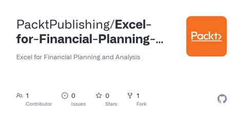 GitHub PacktPublishing Excel For Financial Planning And Analysis Excel For Financial Planning
