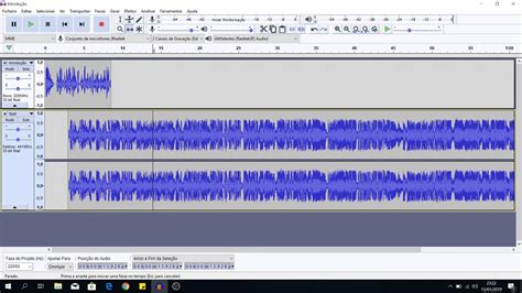 Audacity Importar Exportar E A Ferramenta Mover YouTube