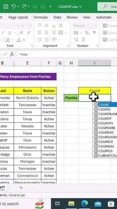Interview Question 80 Countif Function Youtube