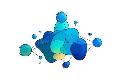 Ai Neural Network Visualization Brain Isolated Stock Vector Illustration Of Computer Internet